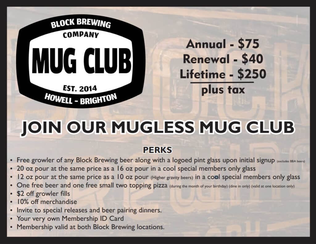 Mug Club - Block Brewing